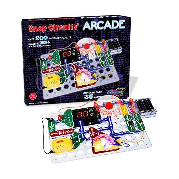 エレンコ ロボット 電子工作 知育玩具 パズル ブロック 組み立てる SCA-200 Snap Circuits “Arcade”, Electronics Exploration Kit, Stem Activities for Ages...