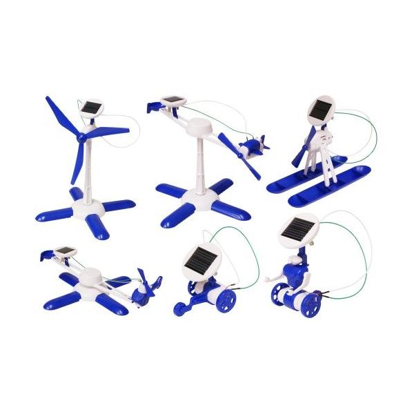 エレンコ ロボット 電子工作 知育玩具 パズル ブロック 組み立てる EDU-38006 Edu-Toys 6-in-1 Solar Kit| Build 6 Solar Powered Models | No batteries | Su...