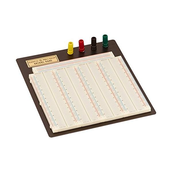 エレンコ ロボット 電子工作 知育玩具 パズル ブロック 組み立てる 9440C Elenco Breadboard | 3220 Total Contact Points | Make DIY - College - High Schoo...