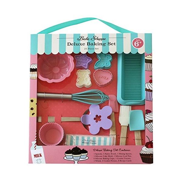 アメリカンガールドール 赤ちゃん おままごと ベビー人形 BKS101 Handstand Kitchen Bake Shoppe 25-piece Deluxe Real Baking Set with Recipes for Kids海...
