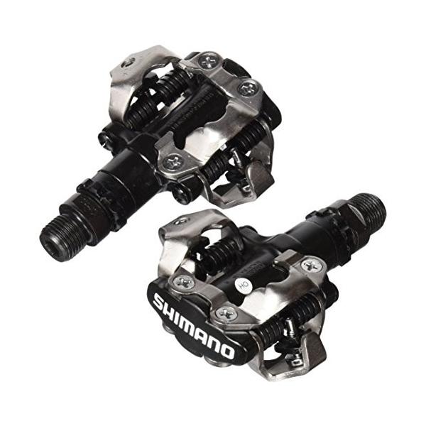 ペダル パーツ 自転車 コンポーネント サイクリング 輸入 クロスバイク ロードバイク マウンテンバイク 3E4-4AC SHIMANO PDM520 Clipless SPD Bicycle Cycling Pedals Black wi...