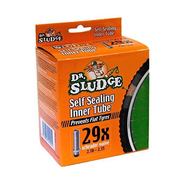 チューブ パーツ 自転車 コンポーネント サイクリング 輸入 クロスバイク ロードバイク マウンテンバイク Dr. Sludge Schrader Weldtite Self Sealing Innertube - 29" X 1.9-2....