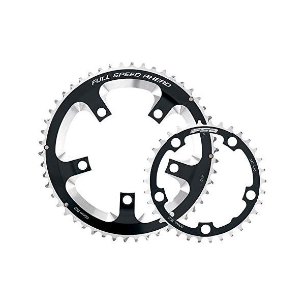 チェーンリング ギア パーツ 自転車 コンポーネント サイクリング 輸入 クロスバイク ロードバイク マウンテンバイク ?371-0236A FSA Unisex's Pro Road N10/11 110BCD Chainring-Bla...