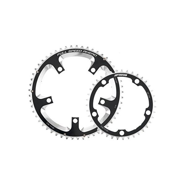 チェーンリング ギア パーツ 自転車 コンポーネント サイクリング 輸入 クロスバイク ロードバイク マウンテンバイク ?371-139C FSA Unisex's Super Road N10/11 130BCD Chainring-Bl...