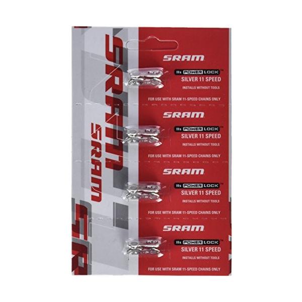 チェーン パーツ 自転車 コンポーネント サイクリング 輸入 クロスバイク ロードバイク マウンテンバイク 00.2518.003.000 SRAM PowerLock Link for 11 Speed Chain Card/4海外限定品...