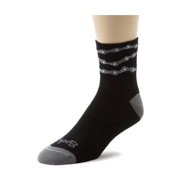 チェーン パーツ 自転車 コンポーネント サイクリング 輸入 クロスバイク ロードバイク マウンテンバイク Sgcha SockGuy, Men's Classic Socks - Small/Medium, Chains海外限定品を迅速輸...