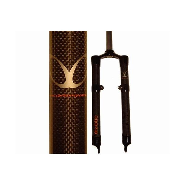 フォーク パーツ 自転車 コンポーネント サイクリング 輸入 クロスバイク ロードバイク マウンテンバイク CC-F0A25 eXotic Rigid lightweight Carbon Fiber Fork 1 Inch Steerer...