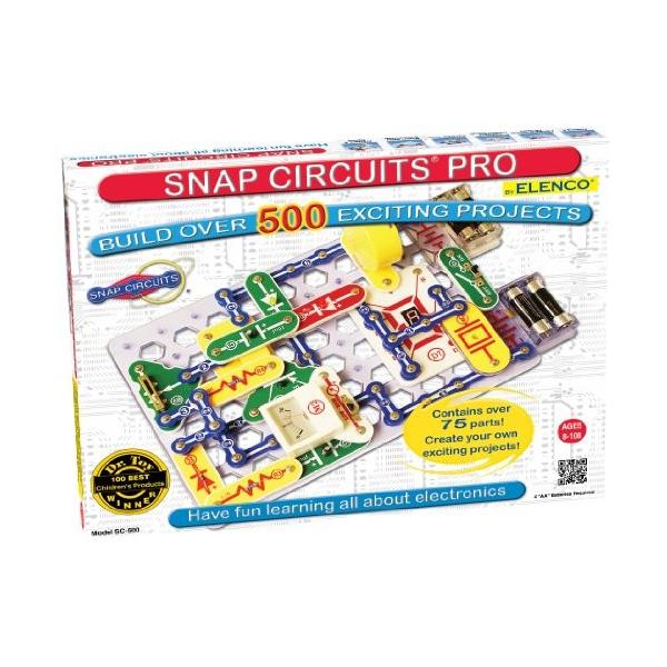 エレンコ ロボット 電子工作 知育玩具 パズル ブロック 組み立てる SC-500 Snap Circuits Pro SC-500 Electronics Exploration Kit | Over 500 Projects Full ...