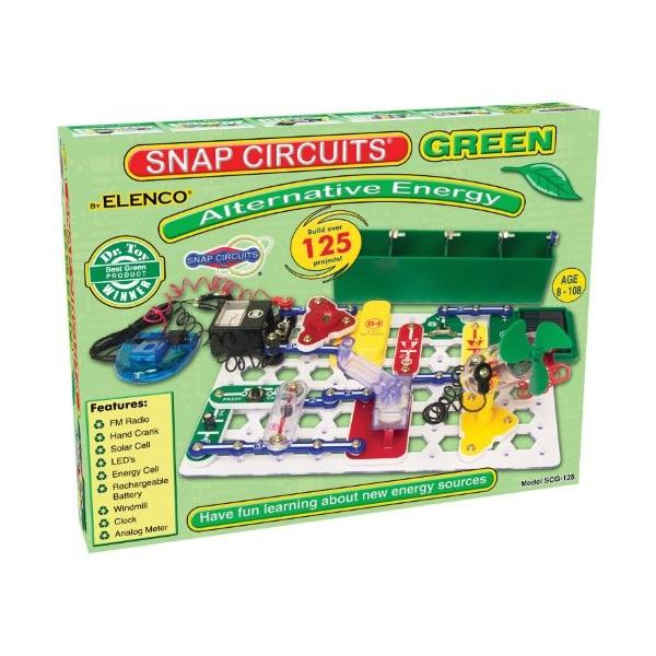 エレンコ ロボット 電子工作 知育玩具 パズル ブロック 組み立てる SCG-125 Snap Circuits Green Alternative Energy Electronics Exploration Kit | Over 125...