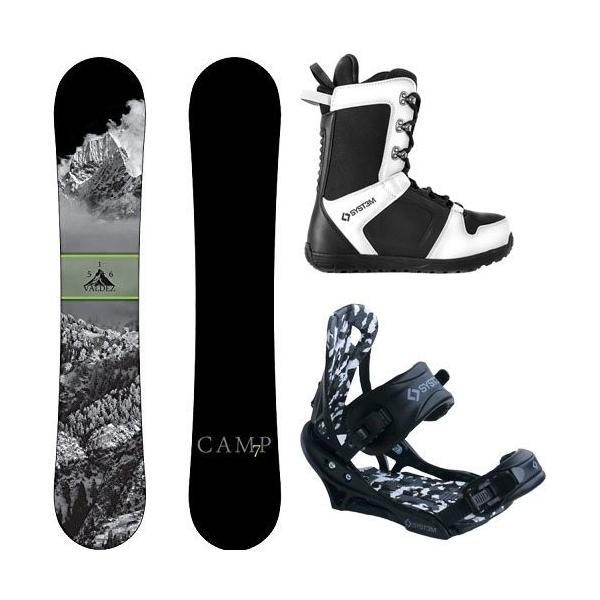 スノーボード ウィンタースポーツ キャンプセブン 2017年モデル2018年モデル多数 valApxApx25 Package-Camp Seven Valdez CRC Snowboard-153 cm-System APX Bindin...