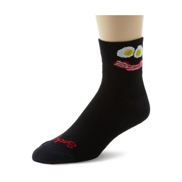 チェーン パーツ 自転車 コンポーネント サイクリング 輸入 クロスバイク ロードバイク マウンテンバイク Break SockGuy, Men's Classic Socks - Large/X-Large, Breakfast海外限定品...