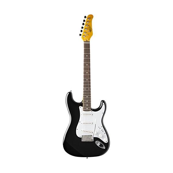 オスカーシュミット エレキギター 海外直輸入 B00MFJ4G5O Oscar Schmidt by Washburn Double Cutaway Electric Guitar, Black, OS-300 BK海外限定品を迅速輸入！5...