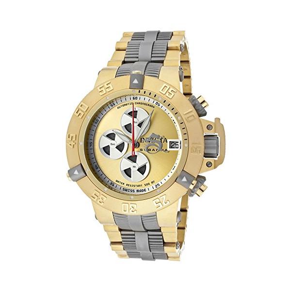 腕時計 インヴィクタ インビクタ サブアクア メンズ 11644 Invicta Men's 11644 Subaqua Noma III Automatic Chrono Gold Tone Watch海外限定品を迅速輸入！5〜15営業日...