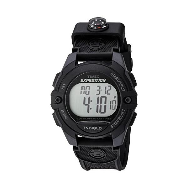 腕時計 タイメックス メンズ TW4B07700 Timex Men's TW4B07700 Expedition Full-Size Digital CAT Black Resin Strap Watch海外限定品を迅速輸入！5〜15営業...