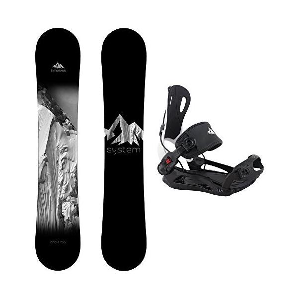 スノーボード ウィンタースポーツ システム 2017年モデル2018年モデル多数 timelapxmtn7 Package-System Timeless Snowboard 158 cm Wide-System MTN Binding X...