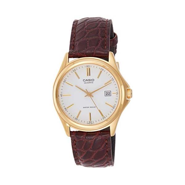 腕時計 カシオ メンズ 逆輸入 日本 メイドインジャパン アメリカ アウトドアウォッチ特集 EAW-MTP-1183Q-7A Casio MTP-1183Q-7A Men's Gold Analog Dress Watch w/Croc-L...