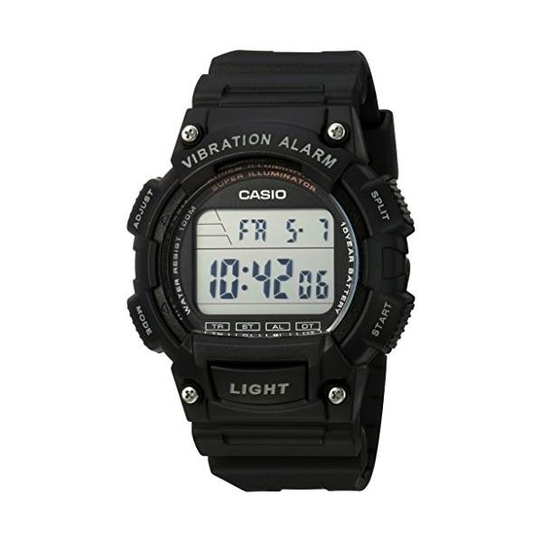 腕時計 カシオ メンズ 逆輸入 日本 メイドインジャパン アメリカ アウトドアウォッチ特集 W-736H-1AVCF Casio Men's 'Super Illuminator' Quartz Resin Casual Watch, Co...