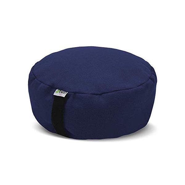 ヨガ フィットネス 20DHBB Bean Products Zafu Meditation Cushion, Round, Hemp Blueberry - Filled with Organic Buckwheat海外限定品を迅速輸入！...