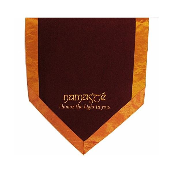 ヨガ フィットネス new Boon Decor Altar Cloth Or Wall Hanging - Embroidered - Namaste海外限定品を迅速輸入！5〜15営業日にて発送します。商品名（自動翻訳）：祭壇布または壁掛...