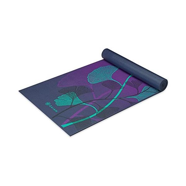 ヨガマット フィットネス 05-62433 Gaiam Yoga Mat Premium Print Extra Thick Non Slip Exercise &amp; Fitness Mat for All Types of Yoga...