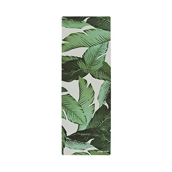ヨガマット フィットネス LYSB01KPHI0VS-SPRTSEQIP Banana Leaf Yoga Mat - Beverly Hills Themed Banana Leaves Print - Machine Washable,...
