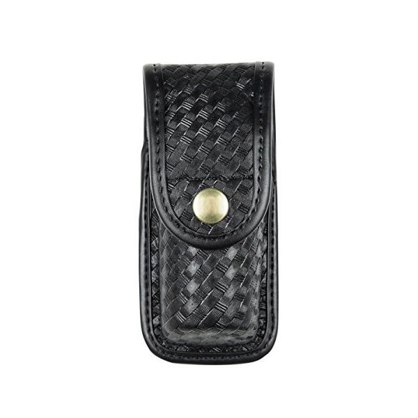 タクティカルポーチ ミリタリーポーチ サバイバルゲーム サバゲー アメリカ 1017308 Bianchi AccuMold Elite 7907 Brass Snap Oc Spray Pouch (Basketweave Black, ...
