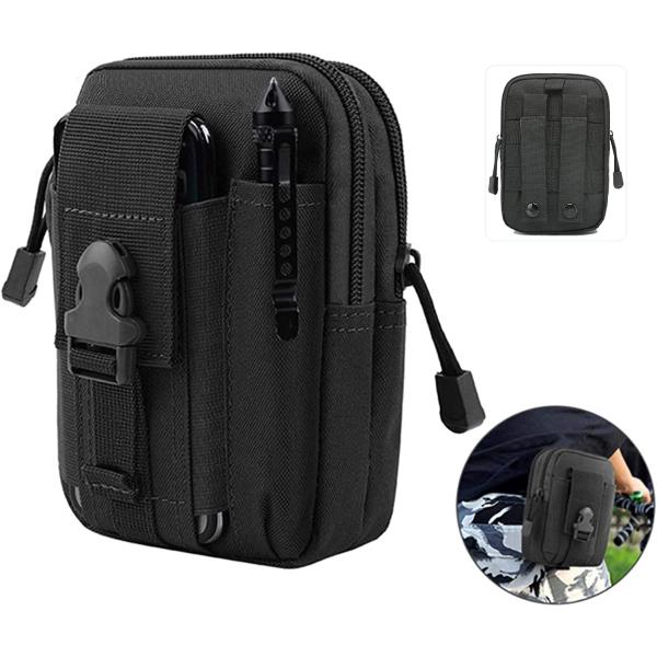 タクティカルポーチ ミリタリーポーチ サバイバルゲーム サバゲー アメリカ ONE WVW PIN Tactical Molle Pouch, Universal EDC Waist Bag Pouches, Outdoor Belt Ba...