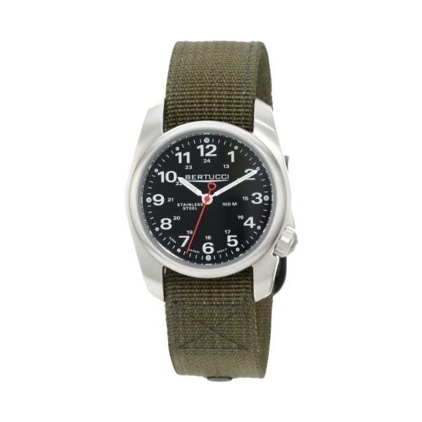 腕時計 ベルトゥッチ メンズ 逆輸入 海外モデル 海外限定 アメリカ直輸入 10112 BERTUCCI A-1S Field Watch | Defender Olive Nylon Band | Swiss Super Luminous...