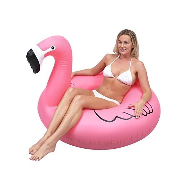 フロート プール 水遊び 浮き輪 PT-FLAMINGO-01 GoFloats Flamingo Pool Float Party Tube - Inflatable Rafts, Adults &amp; Kids海外限定品を迅速輸入！...