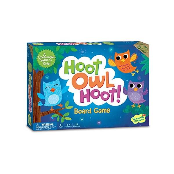 ボードゲーム 英語 アメリカ 海外ゲーム GM106 Peaceable Kingdom Hoot Owl Hoot Cooperative Color Matching Game for 2 to 4 Kids Ages 4+海外限定品を...