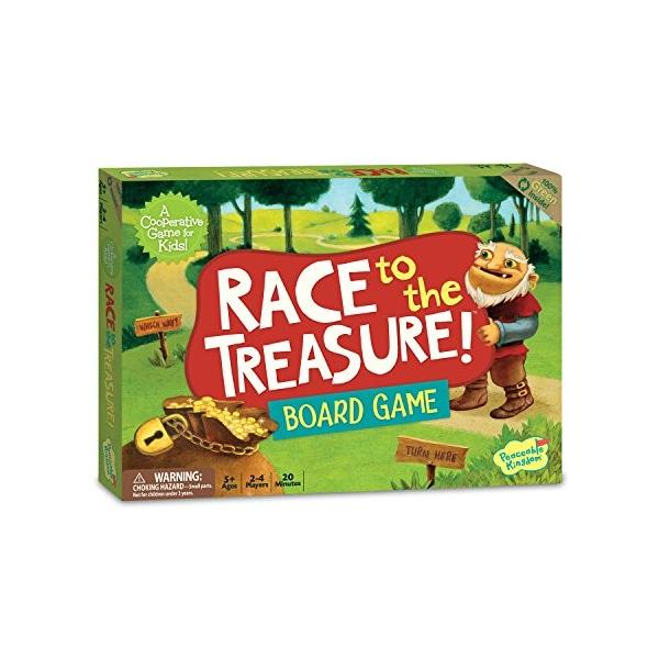 ボードゲーム 英語 アメリカ 海外ゲーム GMC2 Peaceable Kingdom Race to the Treasure! Cooperative Path Building Game for 2 to 4 Kids Ages 5+...