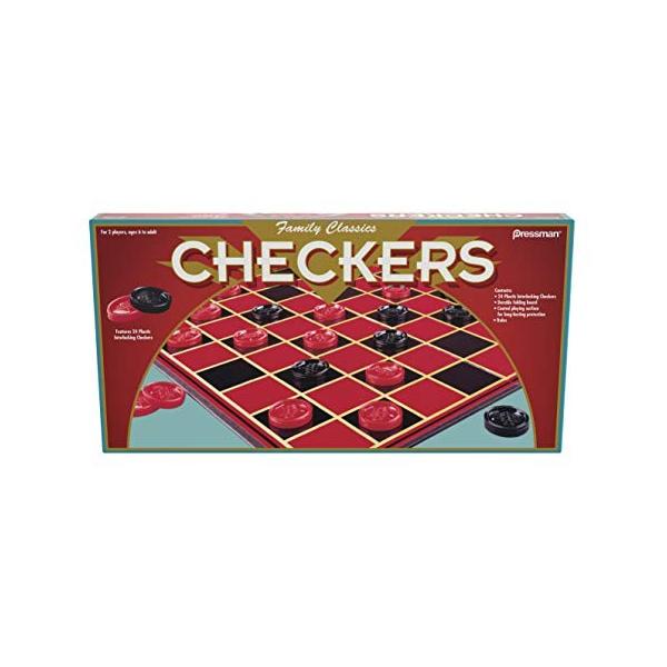 ボードゲーム 英語 アメリカ 海外ゲーム 10239 Family Classics Checkers -- With Folding Board and Interlocking Checkers by Pressman海外限定品を迅速輸...