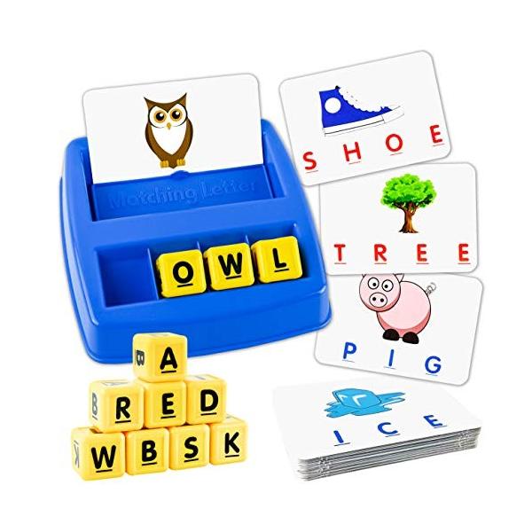 ボードゲーム 英語 アメリカ 海外ゲーム 18 Little Treasures Matching Letter Game, Teaches Word Recognition, Spelling, and Increases Memory,...