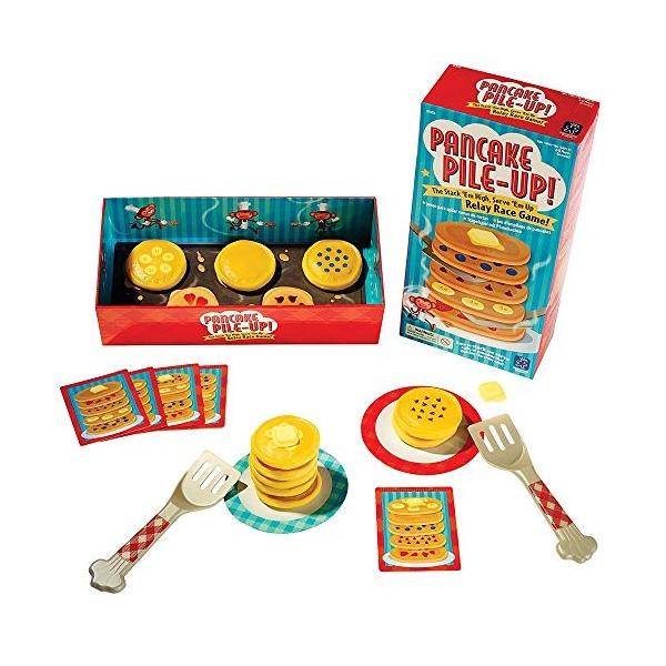 ボードゲーム 英語 アメリカ 海外ゲーム EI-3025 Educational Insights Pancake Pile-Up, Sequence Relay Board Game for Preschoolers, for 2-4 P...