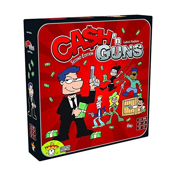 ボードゲーム 英語 アメリカ 海外ゲーム CGY-EN03ASM Cash 'N Guns Second Edition Party,Money Heist Strategy Board Game | Bluffing Gangster G...