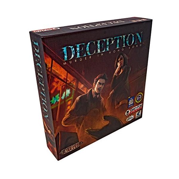 ボードゲーム 英語 アメリカ 海外ゲーム GFG96761 Grey Fox Games Deception: Murder in Hong Kong Board Game, Fast Pace Murder Mystery, 20 min...