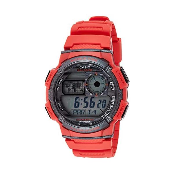 腕時計 カシオ メンズ 逆輸入 日本 メイドインジャパン アメリカ アウトドアウォッチ特集 EAW-AE-1000W-4BV Casio Men's Quartz World Time Illuminator Resin Casual Wa...