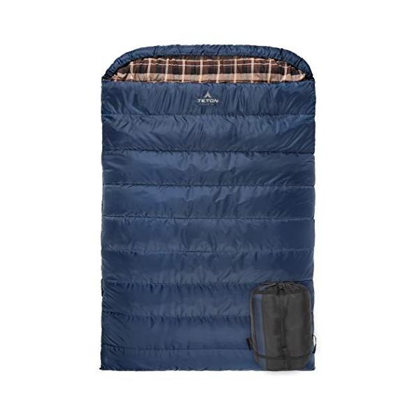 アウトドア キャンプ スリーピングバッグ アメリカ 109 TETON Sports Mammoth Queen Size Sleeping Bag- Double Sleeping Bag ? A Warm Bag the whole f...