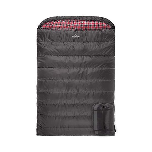 アウトドア キャンプ スリーピングバッグ アメリカ 110 TETON Mammoth, 20 Degree Sleeping Bag, Double Sleeping Bag, A Warm Bag the Whole Family ca...