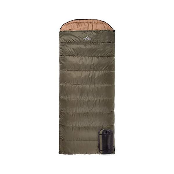 アウトドア キャンプ スリーピングバッグ アメリカ 115L TETON Sports Celsius XL 0F Sleeping Bag; Great for Family Camping; Free Compression Sack,...