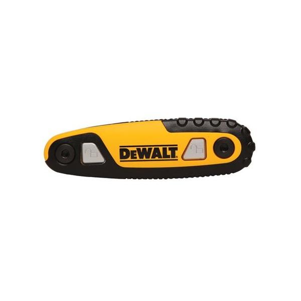 デウォルト 工具 ビットセット プラスドライバー マイナスドライバー DWHT70263M DeWalt DWHT70263M Ergonomic Push Button Locking Folding Metric Hex Key Set...