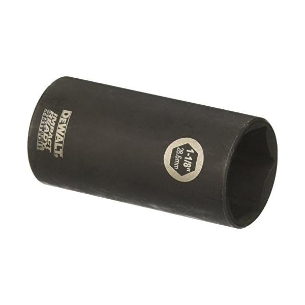 デウォルト 工具 ビットセット プラスドライバー マイナスドライバー DW22962 DEWALT DW22962 1-1/8-Inch IMPACT READY Deep Socket for 1/2-Inch Drive海外限定品を迅速...