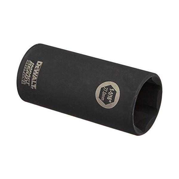 デウォルト 工具 ビットセット プラスドライバー マイナスドライバー DW22952 DEWALT DW22952 1-1/16-Inch IMPACT READY Deep Socket for 1/2-Inch Drive海外限定品を迅...