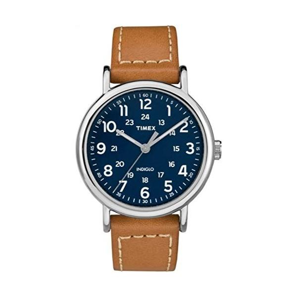腕時計 タイメックス メンズ TW2R42500 Timex Weekender 40mm Brown/Blue Two-Piece Leather Strap Watch海外限定品を迅速輸入！5〜15営業日にて発送します。商品名（自動翻訳...