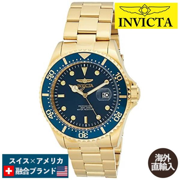 腕時計 インヴィクタ インビクタ プロダイバー メンズ 23388 Invicta Men's 23388 Pro Diver Analog Display Quartz Gold Watch海外限定品を迅速輸入！5〜15営業日にて発送しま...