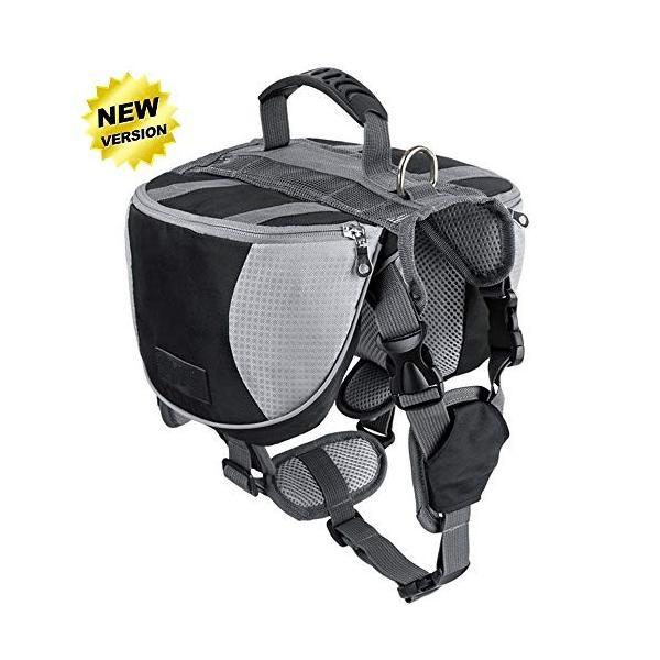 ドッグパック 海外正規品 並行輸入品 アメリカ直輸入 登山 ハンティング ハイキング 散歩 犬 Spo-0210 Lifeunion Adjustable Service Dog Supply Backpack Saddle Bag for...