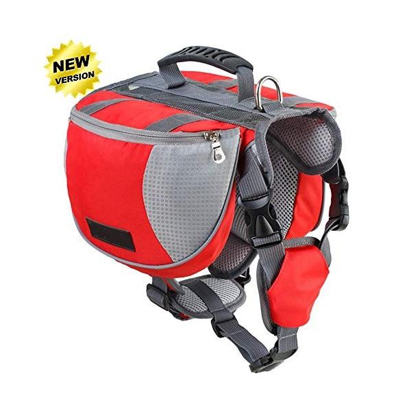 ドッグパック 海外正規品 並行輸入品 アメリカ直輸入 登山 ハンティング ハイキング 散歩 犬 Spo-0217 Lifeunion Adjustable Service Dog Supply Backpack Saddle Bag for...