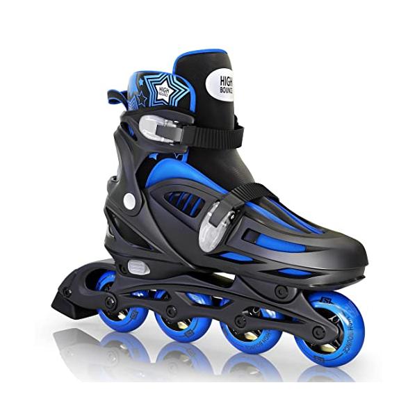 インラインスケート 海外正規品 並行輸入品 アメリカ直輸入 HBRB-1 Inline Skates for Girls and Boys, Skates with Gel Wheels Adjustable Sizing for Adul...
