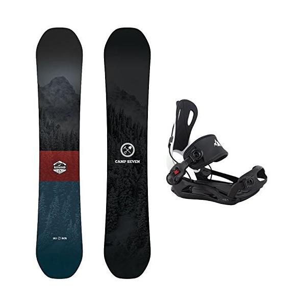 スノーボード ウィンタースポーツ キャンプセブン 2017年モデル2018年モデル多数 redmtnonly9 Package-Camp Seven Redwood Snowboard 156 cm-System MTN Binding X...