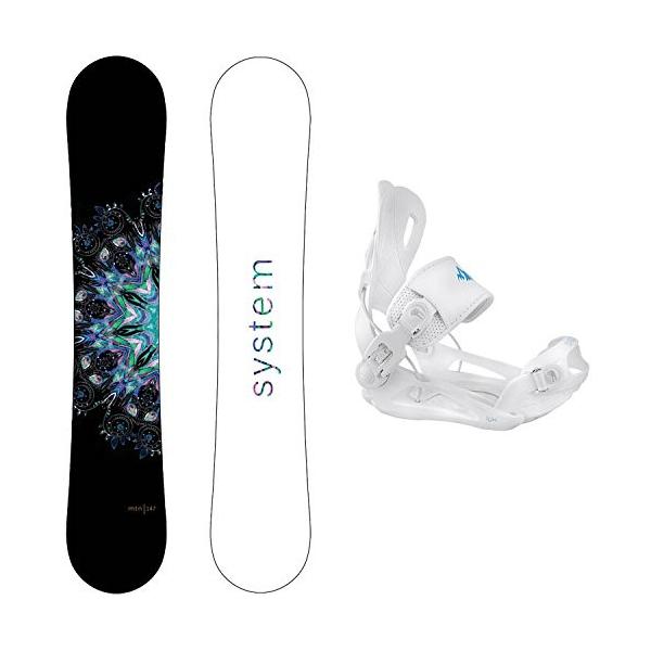 スノーボード ウィンタースポーツ システム 2017年モデル2018年モデル多数 mtnwlux3 Package-System MTNW Women's Snowboard-144 cm-System Lux Bindings海外限定品を...